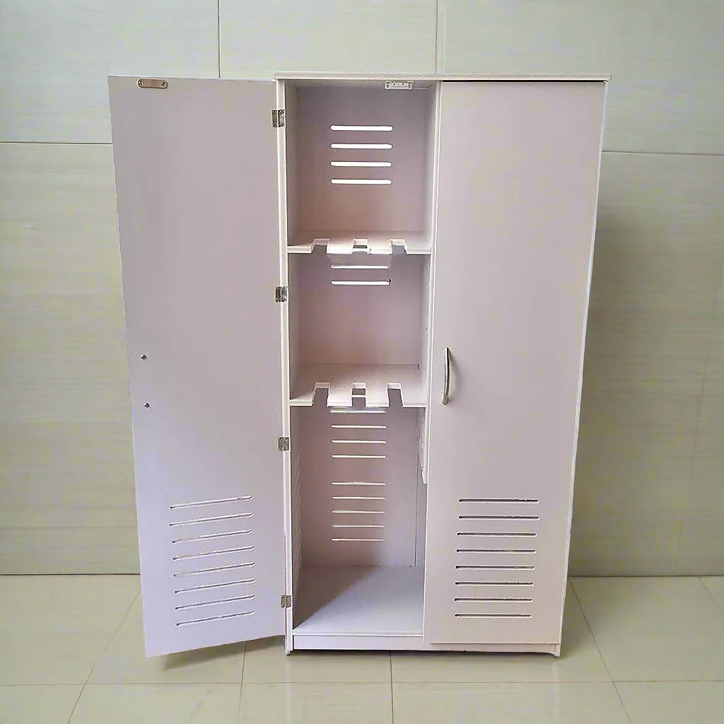 Floor Standing PVC MOP / Janitor Shelf Bathroom Accessories Storage Wa ...