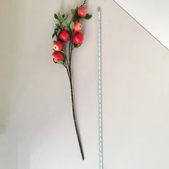 Artificial Red/Green Apple Fruit Dry Stick - 1 Stick – PeelOrange.com