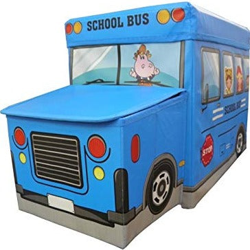 Kids School Bus Shape Storage Box By AK - 1 PC – PeelOrange.com