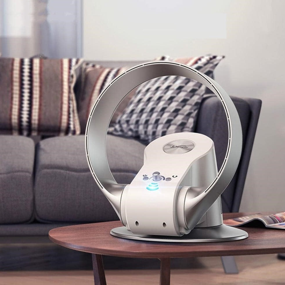 WOW Bladeless Surface / Wall Mounted Personal Air Circulation Fan With ...
