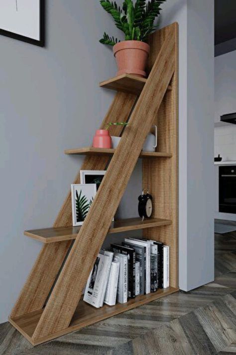 Designer Triangular Book Shelf By Miza – PeelOrange.com