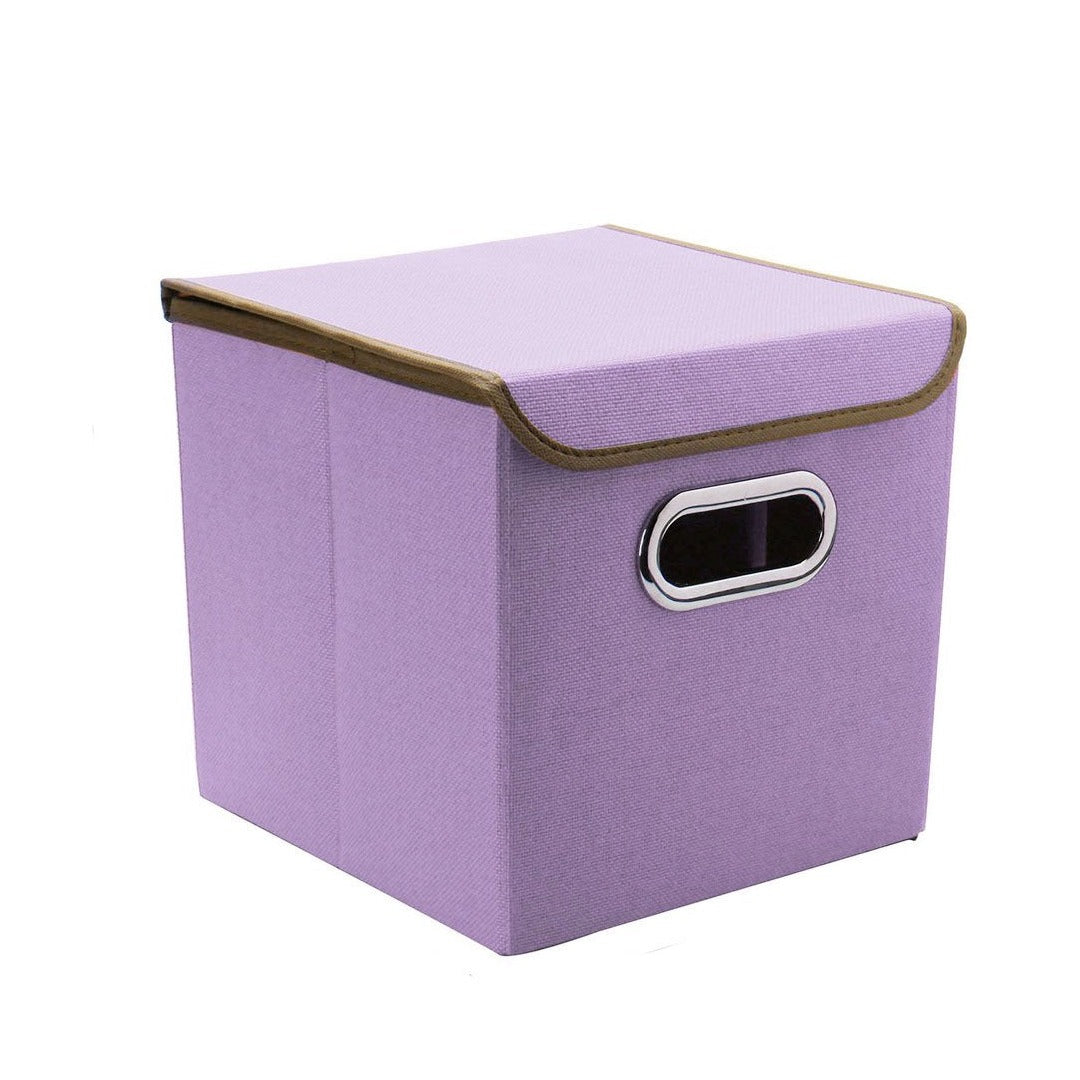 Foldable Storage Cube Boxes With Lid ( Random Colour ) By AK - 1 PC ...