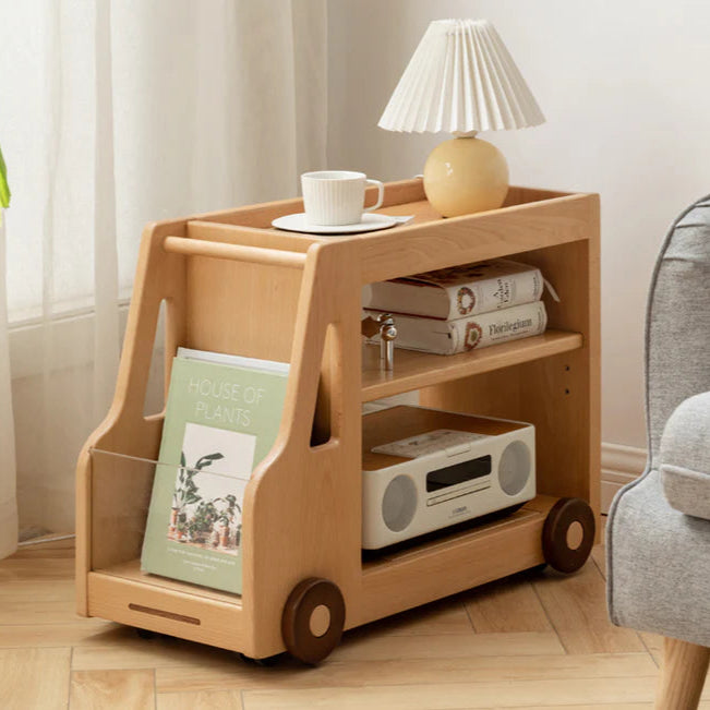 Car Theme Kids Bookcase / Cabinet in Wood with Storage By Miza ...