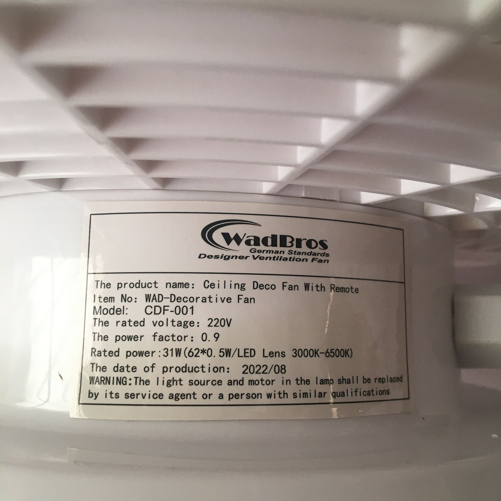 Ceiling Deco Fan With Remote Control Fan By Wadbros – PeelOrange.com