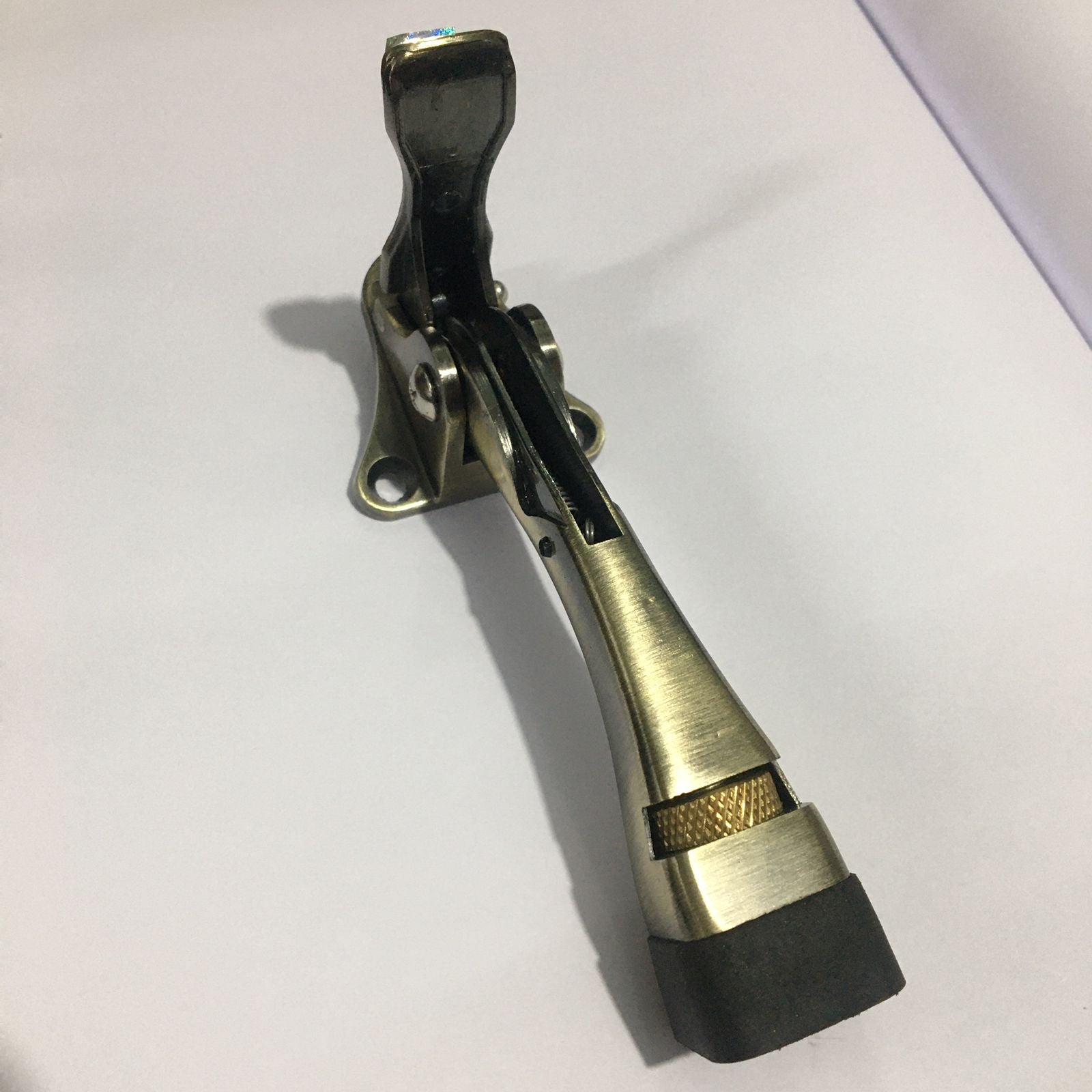 Kickdown Door Stopper With One Touch Adjustable Height And Rubber Tip ...