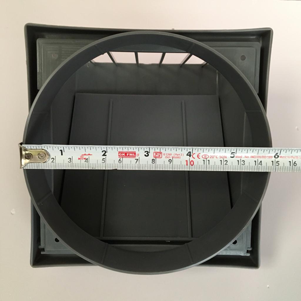 Weather Proof Protection Reverse Wind Pressure Cover For Bathroom/Offi ...