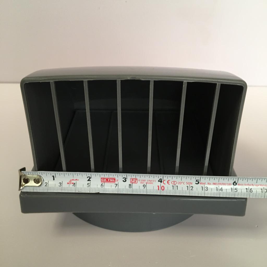 Weather Proof Protection Reverse Wind Pressure Cover For Bathroom/Offi ...