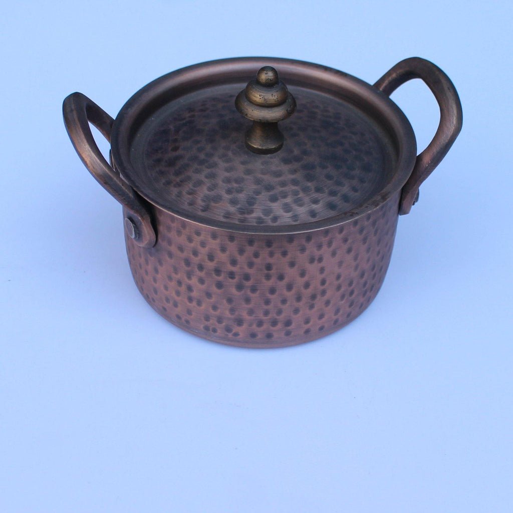 Copper and Stainless Steel Hammered Condiment Set MK – PeelOrange.com