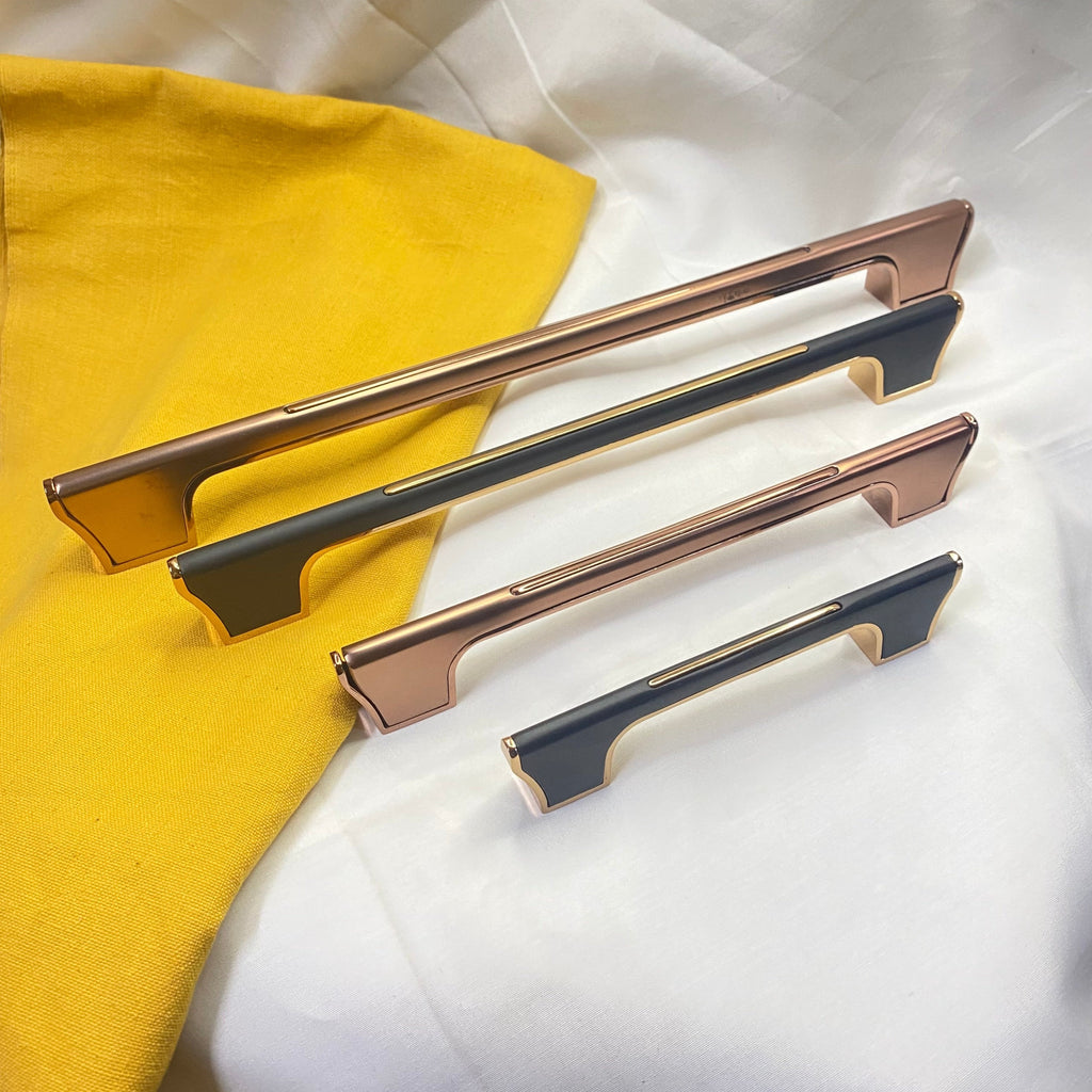 Smooth Chamfered Edges Door Handles/Cupboard Pull Handles (With Screw ...