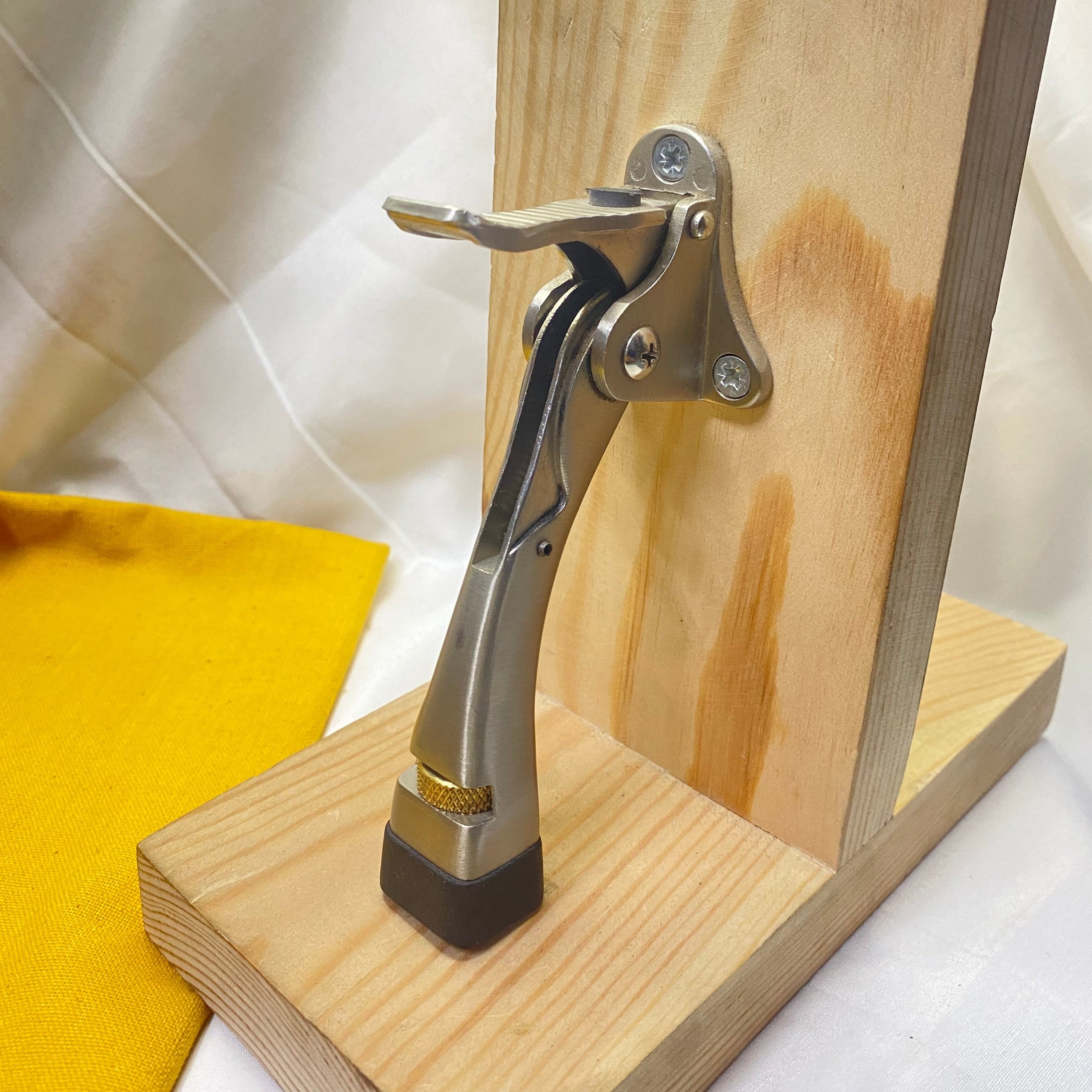 Kickdown Door Stopper With One Touch Adjustable Height And Rubber Tip ...
