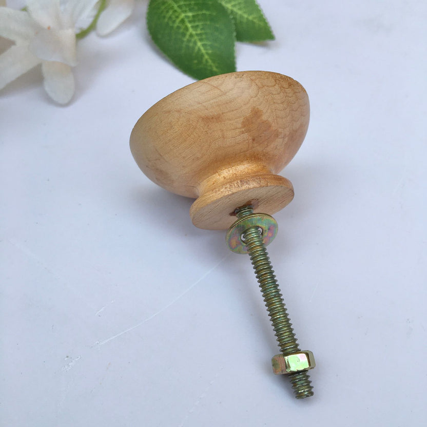 Hand Crafted Modern MOP And Wood Pattern Door/Cabinets Knobs ( Pack Of ...