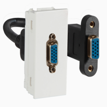 Havells Crabtree Athena ( HDMI/VGA & USB ) Data Socket (1 M) - 1 Pc ...